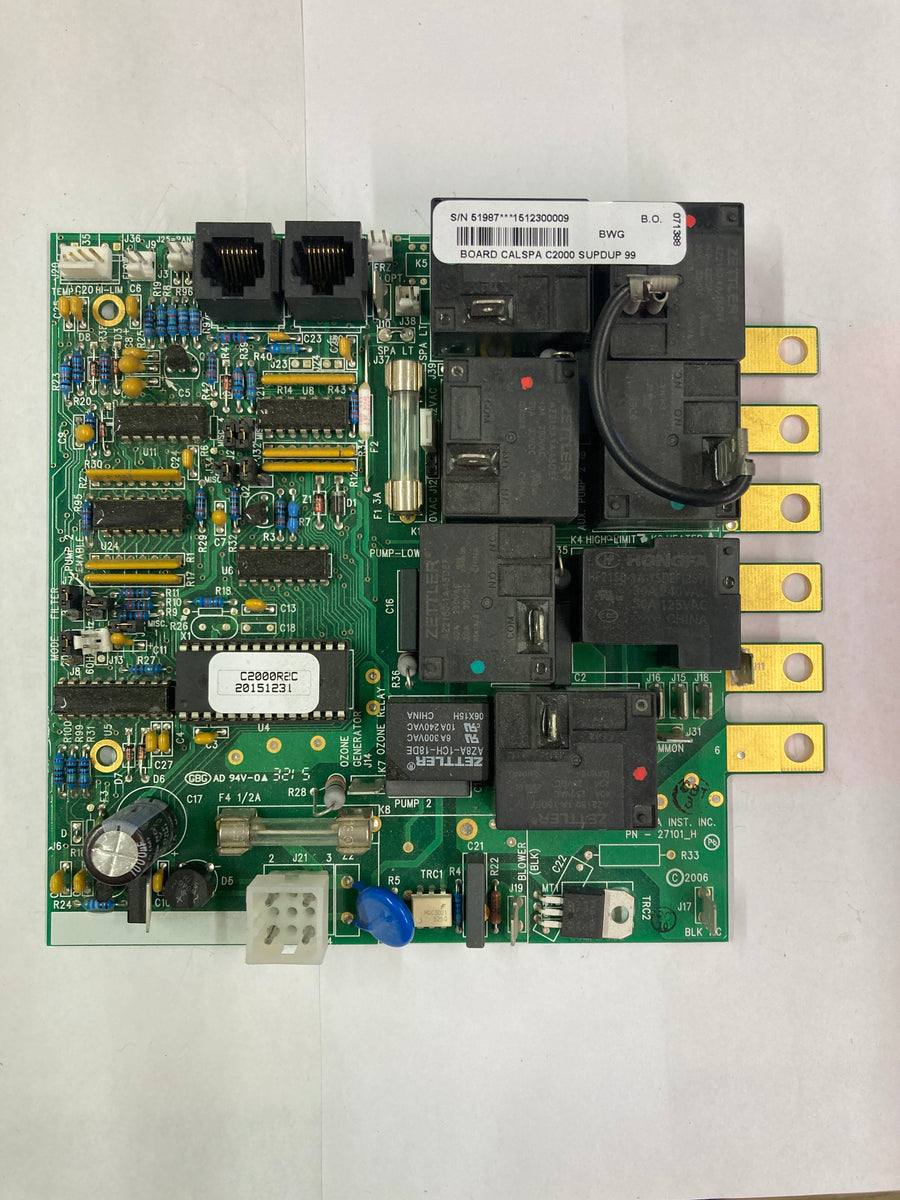 CAL SPA CIRCUIT BOARD C2000 SUPDUP 99| Spa Parts Warehouse