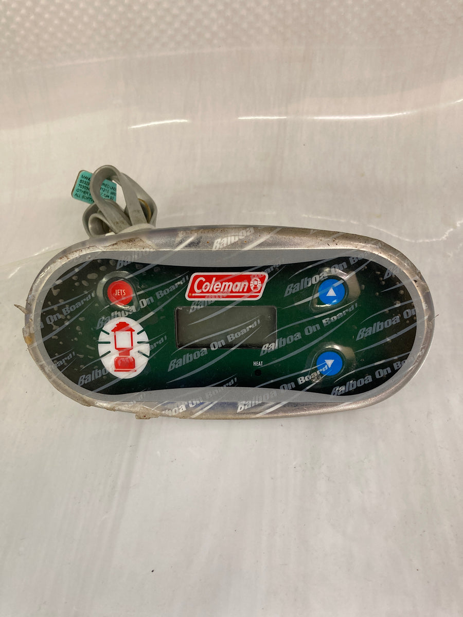 COLEMAN CONTROL PANEL VL406U COLEMAN| Spa Parts Warehouse