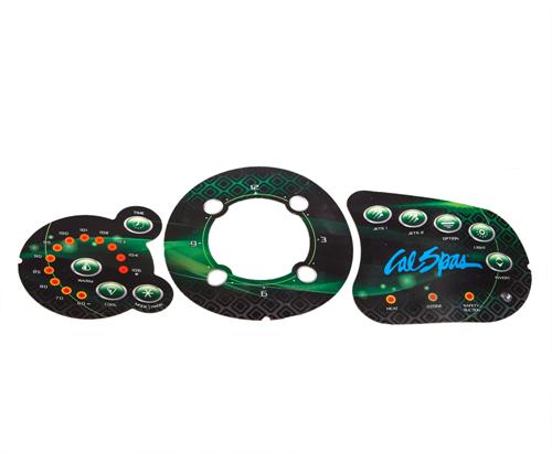 Overlay (#12361-01) Cal Spa Green Control Panel Topside 9800 (Db700 ...